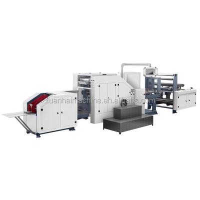 China Max. 220bags/min Production Speed Square Bottom Paper Bag Making Machine with Printing for sale