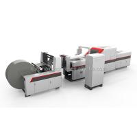 China Max. 220bags/min Production Speed Square Bottom Paper Bag Making Machine with Printing for sale