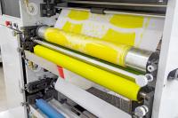 China Paper Cup Fan Flexographic Printing Machine for Sticker Labels RY-900-6C Six Colors for sale