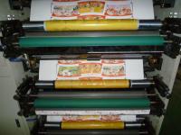 China 4 Colors Flexo Printing and Die Cutting Machine Advanced Technology for Paper Cup Fans for sale