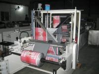 China Supermarket Food Packing Three Side Sealing Zipper Bag Making Machine at 220V Voltage for sale
