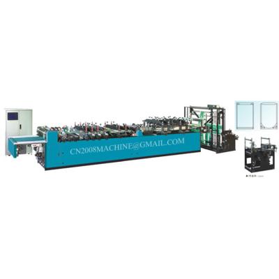 China 7kw 9kw Central Sealing Three Side Five Side Sealing Zipper Pouch Bag Making Machine for sale