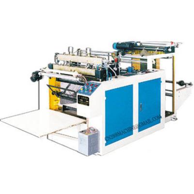 China 220V High Speed HDPE LDPE Heat Sealing T-shirt Supermarket Nylon Plastic Shopping Bag Making Machine for sale