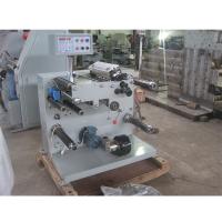 China Full Automatic FQ-320 Narrrow Web Sticker Label Paper Slitting Machine Slitter Rewinder for sale