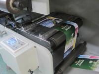 China High Speed IR UV Self Adhesive Sticker Label Flexo Printing Machine for Bill Printer for sale