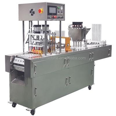China Automatic nesspresso coffee powder capsule filling production machine making for coffee k-cup for sale