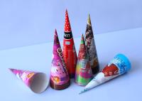 China Fully Automatic Ice Cream Water Paper Cone Sleeve Making Machine 190 Pcs/min for sale