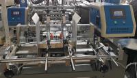 China automatic paper snacks box making machine for hot melt adhesive glue for sale