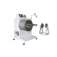 China Semi Automatic Shopping Paper Bag Rope Rewinding Machine video for sale