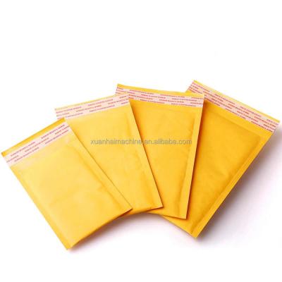 China Has Video High Speed Automatic Craft Paper Air Bubble Envelope courier bag Making Machine for sale