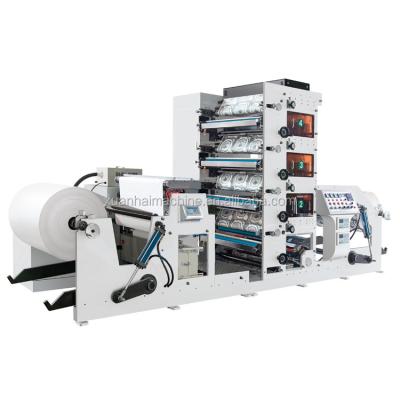 China RY850-B Xuanhai Automatic 4-6 Color Paper Cup Flexo Printing Machine for sale