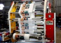 China 6 Colour 4 Color Machine Flexographic Flexo Printing Machine With Cutter for sale