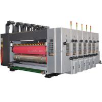 China 3 colors Full Automatic High Speed Corrugated Carton Board flexo Printing slotting die cutting Machine for sale