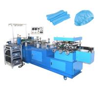 China High Speed Non-Woven Bouffant Clip Strip Cap Making Machine for Food Shop Spare Parts for sale