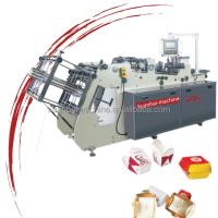 China Water-based Adhesive Bonding Device High Speed Disposable Paper Lunch Box Making Machine for sale
