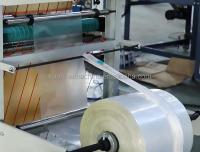 China Two layer t shirt bag making machine on roll Plastic garbage bag on roll making machine for sale