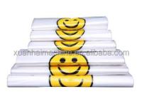 China Automatic garbage trash bag on roll making machine for sale