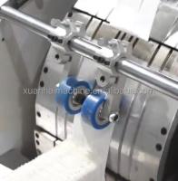 China flat V bottom bag paper crafts baked goods paper bag making machine with Windows for sale