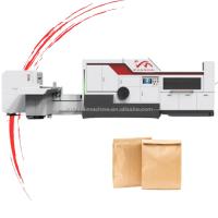 China Square bottom craft paper bag making production machine for sale