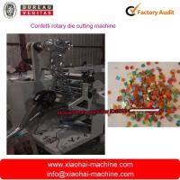 China fully automatic balloon paper confetti rotary die cutting machine for sale