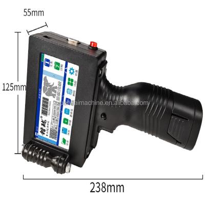 China Handheld Inkjet Printer  600dpi 12 7mm Black Yellow Green Print Red White USB Blue Stone Letters Metal Key for sale
