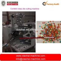 China fully automatic balloon round star all kinds of shape paper confetti  die cutting making machine for sale