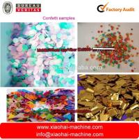 China fully automatic balloon confetti making machine for sale