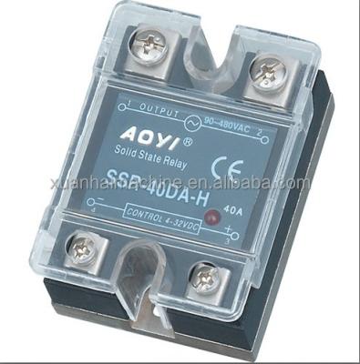 China AOYI Single Phase DC Solid State Relay 40A 10A 25A for sale