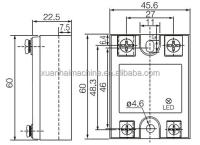 China AOYI Single Phase DC Solid State Relay 40A 10A 25A for sale