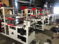 China stock  High speed 300pcs/min Cheap Type Double Layer Plastic HDPE CPE Glove Making Machine Price with hot pin for sale