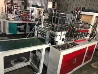 China stock  High speed 300pcs/min Cheap Type Double Layer Plastic HDPE CPE Glove Making Machine Price with hot pin for sale