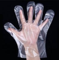 China stock  High speed 300pcs/min Cheap Type Double Layer Plastic HDPE CPE Glove Making Machine Price with hot pin for sale