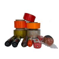 China Custom Printed PVDC Plastic Sausage Casing Film For Sausage Packaging for sale