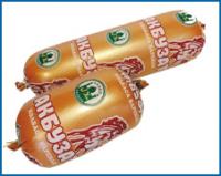 China Print Customize Sausage Casing Plastic Rolls Instant Ham Smoked PVDC Lidding Upper Bottom Thermal Forming for sale