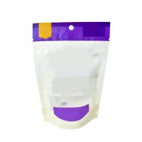 China Matte Glossy Finish Stand Up Zipper Pouch PVDC Polyester Laminated For Pet Treat for sale