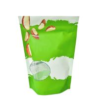 China 100 mic Smooth Gravure Zipper Coated PVDC Laminated Bags For Dog Nuts And Snack Food Packaging for sale