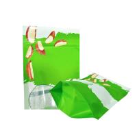 China 100 mic Smooth Gravure Zipper Coated PVDC Laminated Bags For Dog Nuts And Snack Food Packaging for sale
