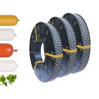 China Wall Clamp Heavy Duty Reel R Shape Sausages Clips Food Standard Packaging 8000Numbers/Roll for sale