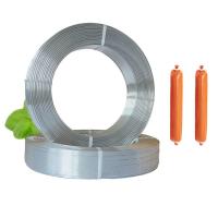 China Food Grade Aluminium Wire Roll  Clips For Packing Sealing Sausages Wire Clips for sale