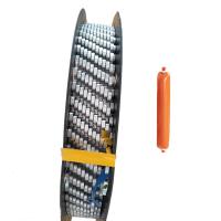China R Shape Ham Sausage Greatwall Clip / Aluminum Sausage Clip 4000Numbers/Roll 6000Numbers/Roll for sale