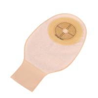 China Ostomy Bag Open Pouch Clamp Closure Drainable 15-60mm Beige for sale