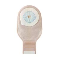 China Medical One piece Ostomy Bag Stoma Pouch Beige Color Drainable 65mm Cut One Piece System Ostomy Bag for sale