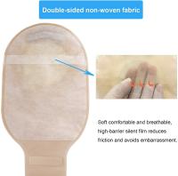 China One / Two Pieces 15-80mm Disposable Colostomy Bag Without / With Activated Carbon for sale
