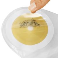 China Transparent Or Beige Colostomy Ostomy Bag Plastic Hook Open / Close Bag Type for sale