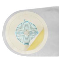 China Transparent Or Beige Colostomy Ostomy Bag Plastic Hook Open / Close Bag Type for sale
