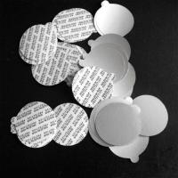 China Die Cut Piece Induction Sealing Liner For Glass Bottles Aluminum Foil Lid for sale