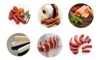 China Customization Smoked Sausages Tubular Pvdc Sausage Film for sale