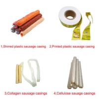 China High Temperature Resistance Printable Plastic Film Sausage Casing for sale