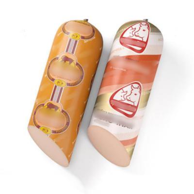 China Printable Customized Artificial Plastic Sausage Casings Food Packing Film PA / PE PVDC Casing for sale