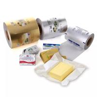 China Custom Low Temperature Laminated Heat Seal Lacquer Aluminum Foil Cheese Packaging Wrapping Paper Margarine Butter Wrapper Film for sale
